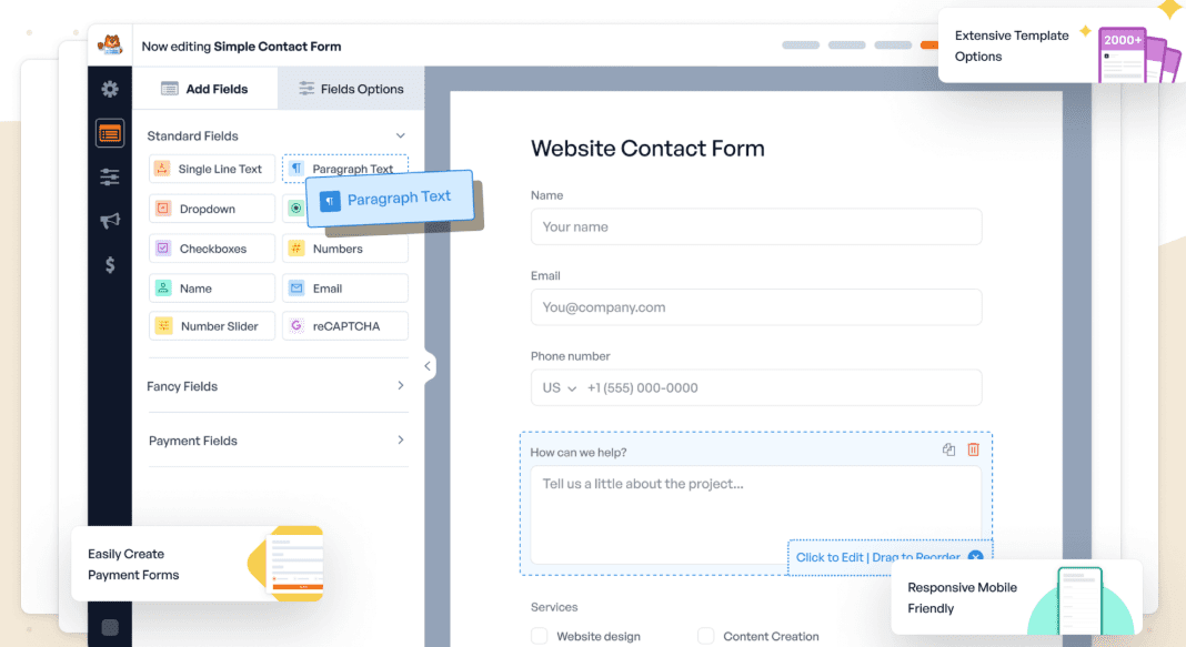 6 Best WordPress Form Plugins - Features and Reviews