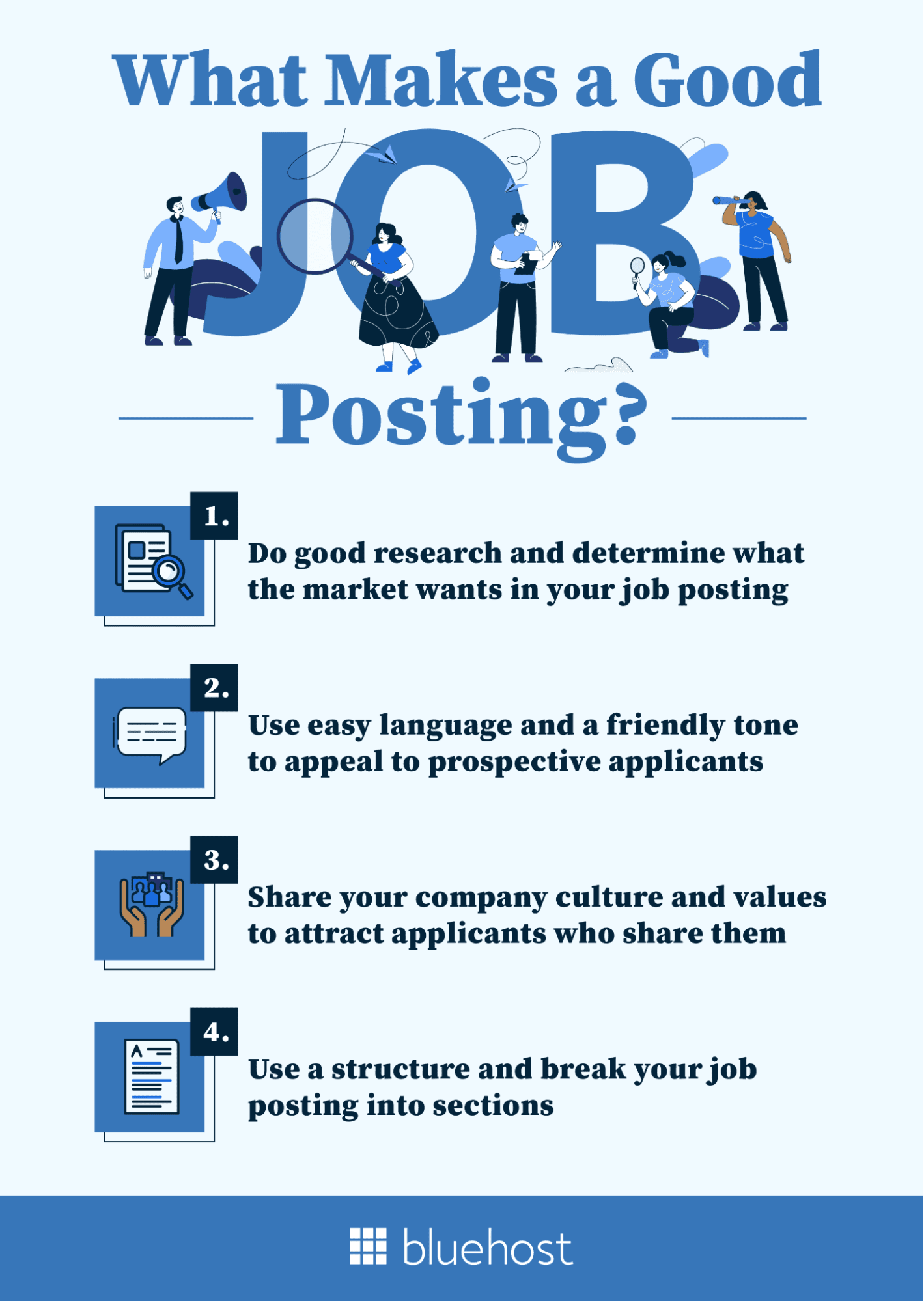 How To Write a Job Posting for Your Ideal Hire | Bluehost