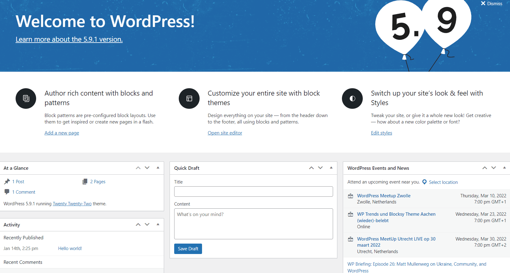 A Complete Walkthrough of The WordPress Admin Dashboard | Bluehost Blog