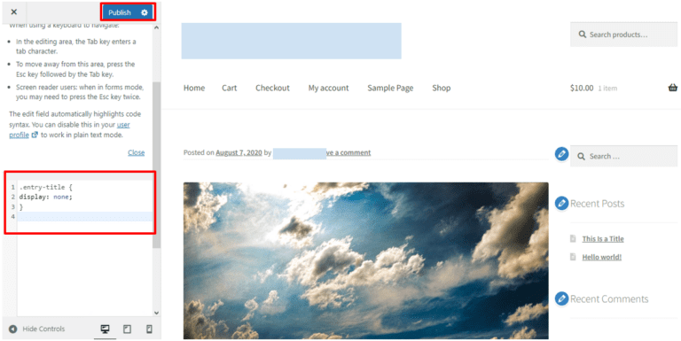 How To Hide Page Title in WordPress in 2025