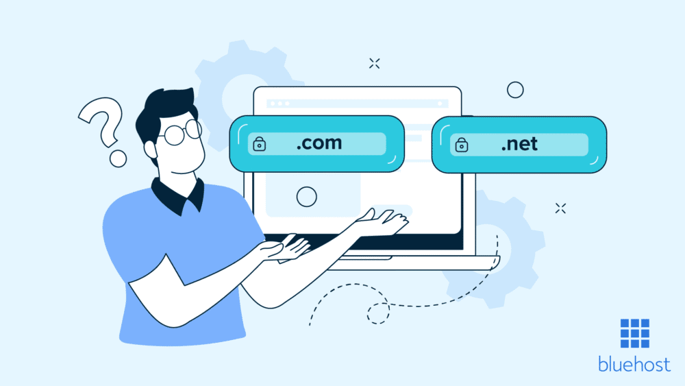 Diferencias entre .com y .net: ¿cuál elegir? | Anfitrión azul