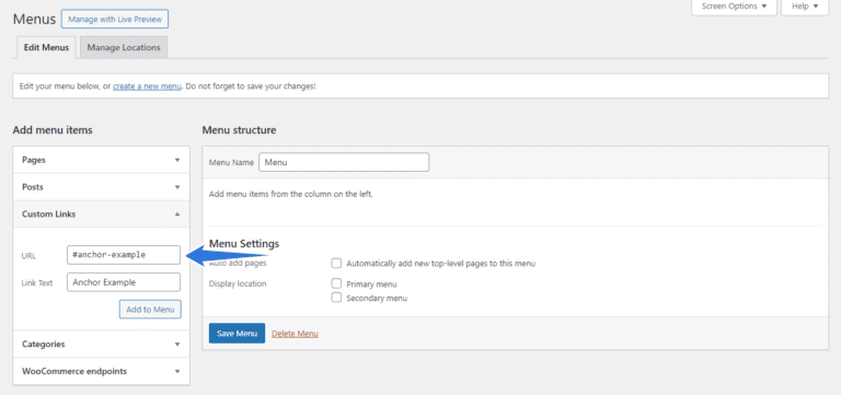 How to Add an Anchor Link in WordPress & Create Anchor Links