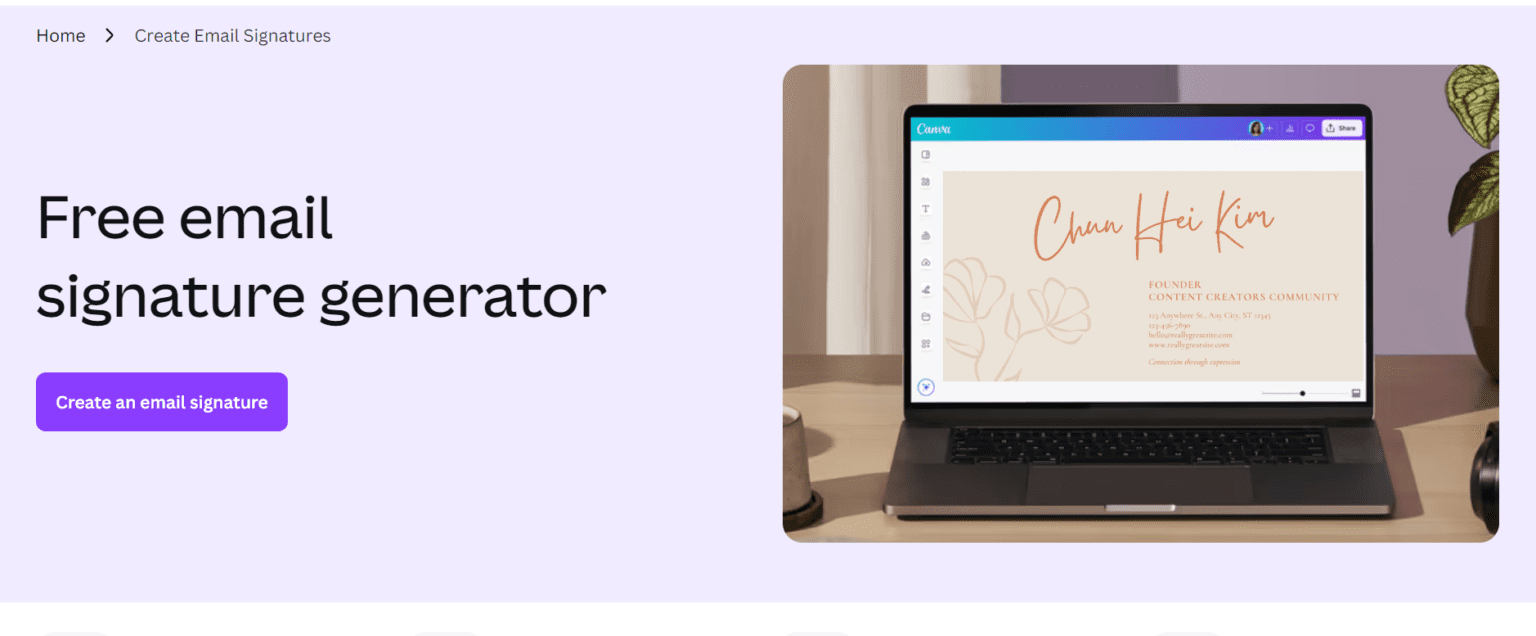 Business Email Signature Templates: Tips & Examples - Bluehost Blog