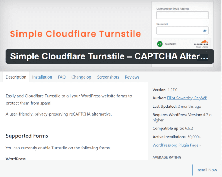 Add Cloudflare Turnstile CAPTCHA in WordPress: Complete Guide