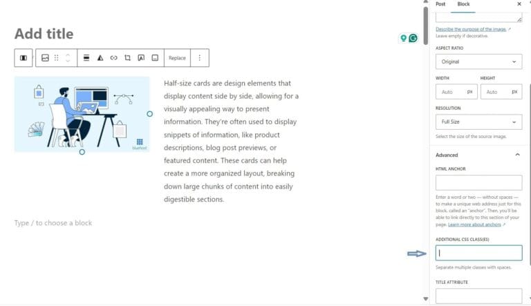 How to Resize Blocks and Create Half Size Cards in WordPress