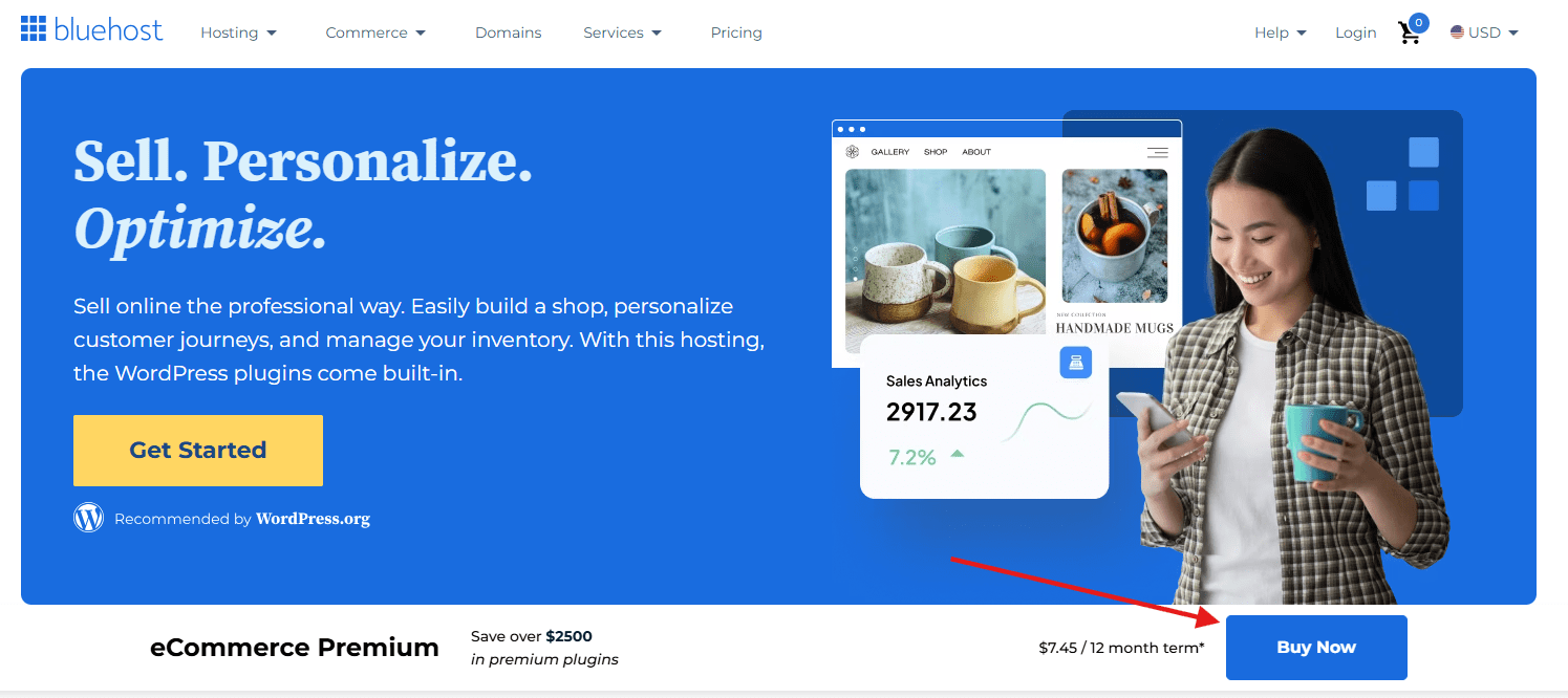 Supercharge your Online Store with Bluehost's eCommerce Premium