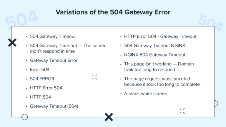 How to Fix a 504 Gateway Timeout Error (12 Easy Solutions)