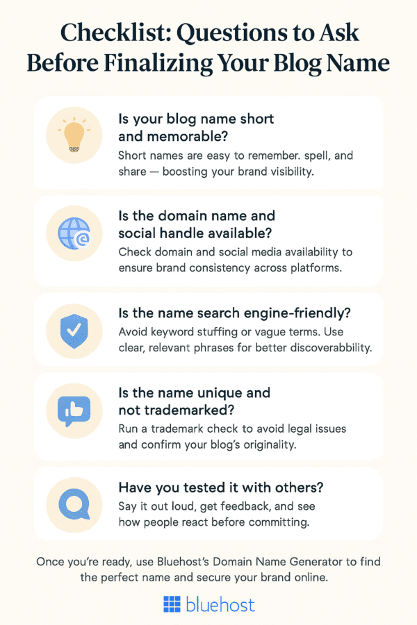 Blog Name Ideas: Pick the Perfect Name for Your Blog in 2025