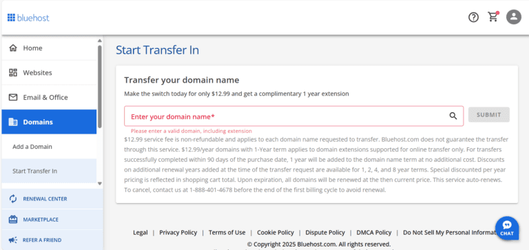 GoDaddy to Bluehost: Easy Domain Transfer Guide (Step-by-Step)