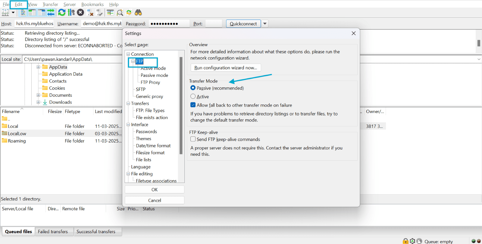 How to Use FileZilla: Beginner’s Guide to FTP & File Transfer - Bluehost Blog