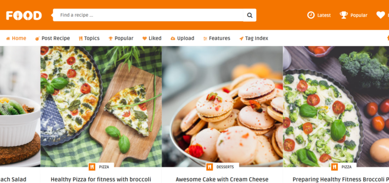 10+ Best WordPress Themes for Food Blogs in 2026