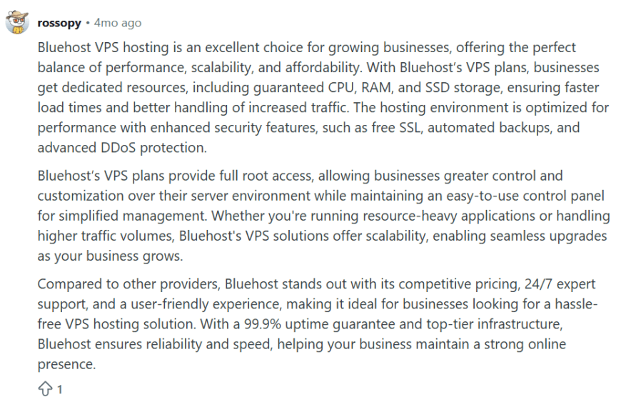 Bluehost VPS Hosting Review (2025): Performance, Pricing & Features Tested