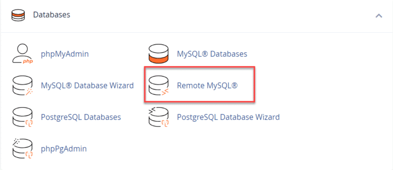 How to Set Up a Remote MySQL Database Connection in cPanel - Bluehost Blog