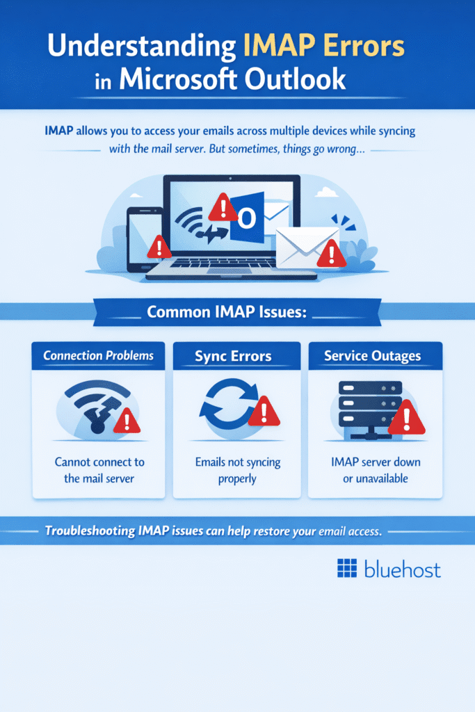 Outlook IMAP errors and How to Fix Them