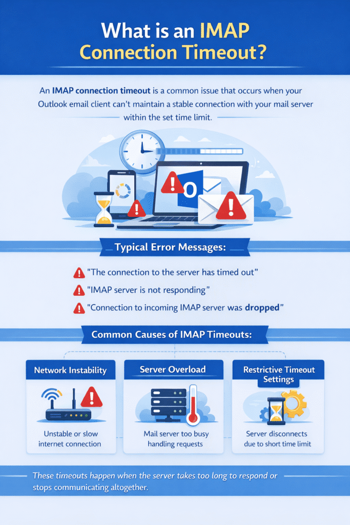 Outlook IMAP errors and How to Fix Them